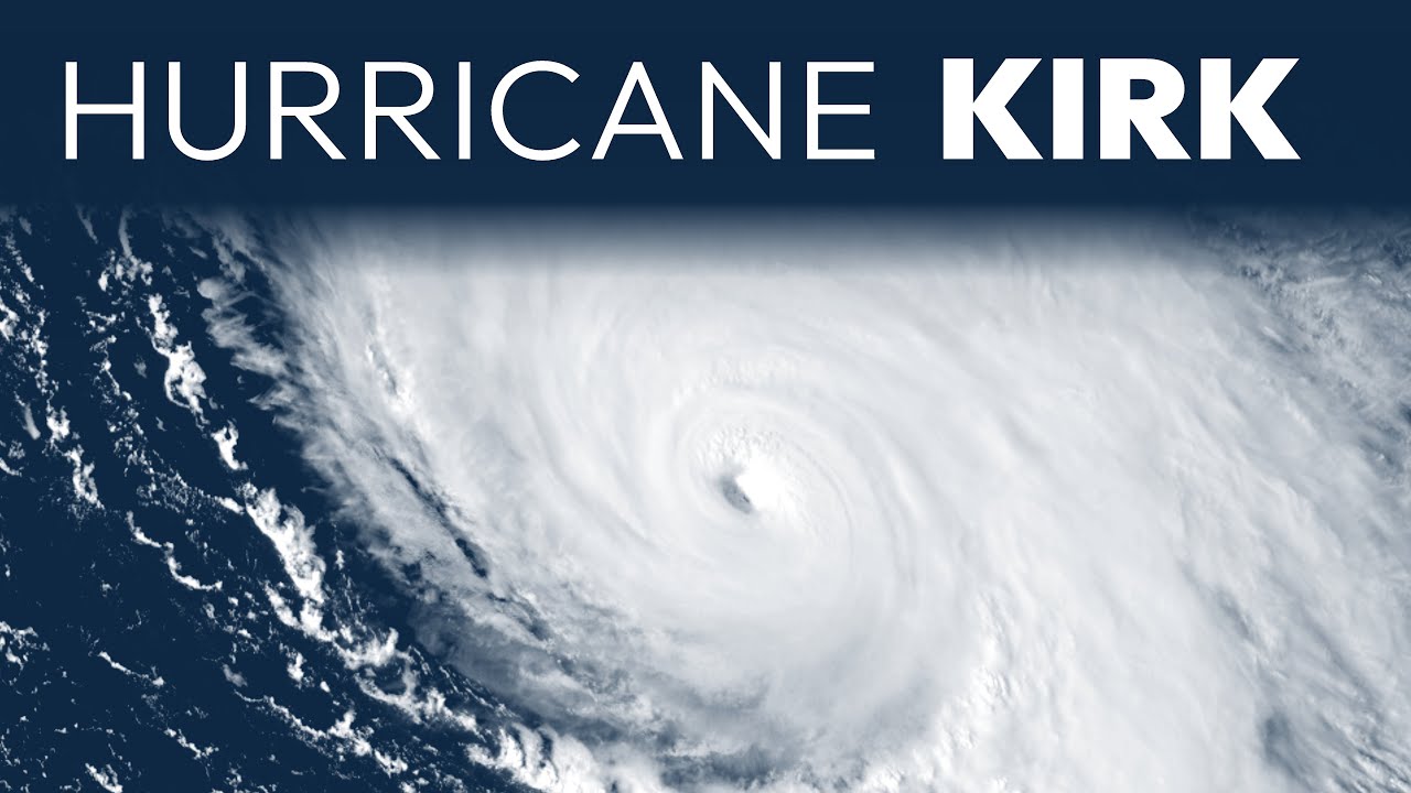 Track of Hurricane Kirk (2024) - YouTube