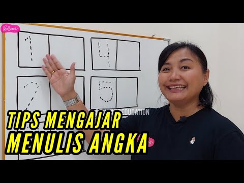 🔴Tips mengajar MENULIS ANGKA DENGAN TITIK TITIK - YouTube