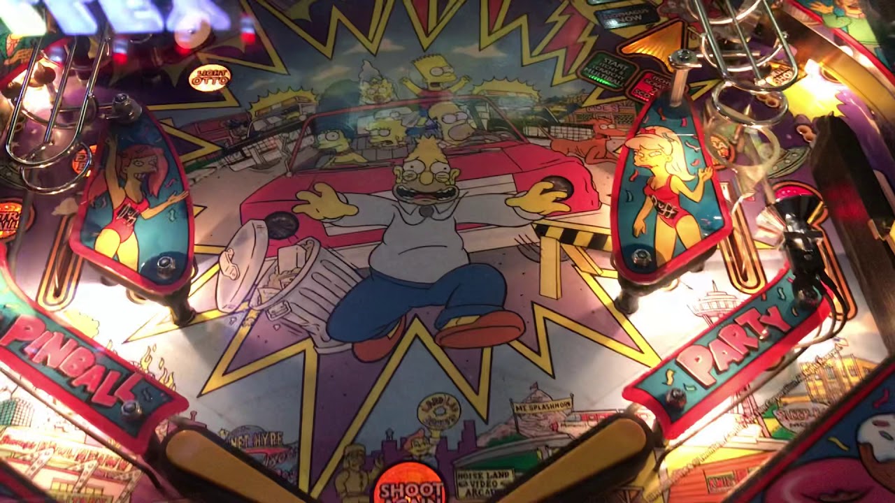 The Simpsons Pinball Party Playfield Quick Look - Stern Pinball - YouTube