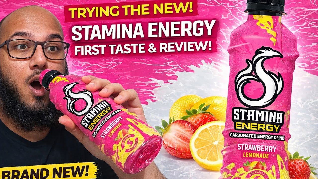 I Tried the NEW Stamina Energy Drink… Was NOT Expecting This - YouTube