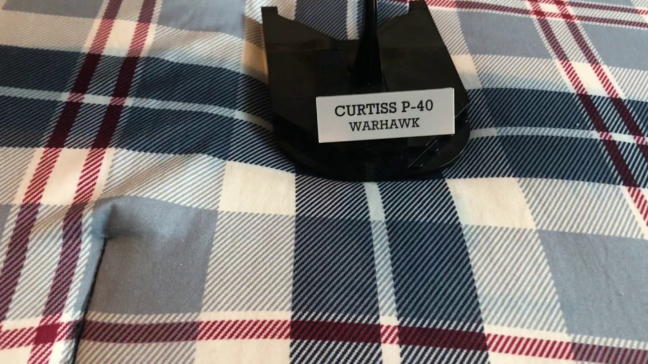Cobi curtiss p-40 Warhawk sry review - YouTube