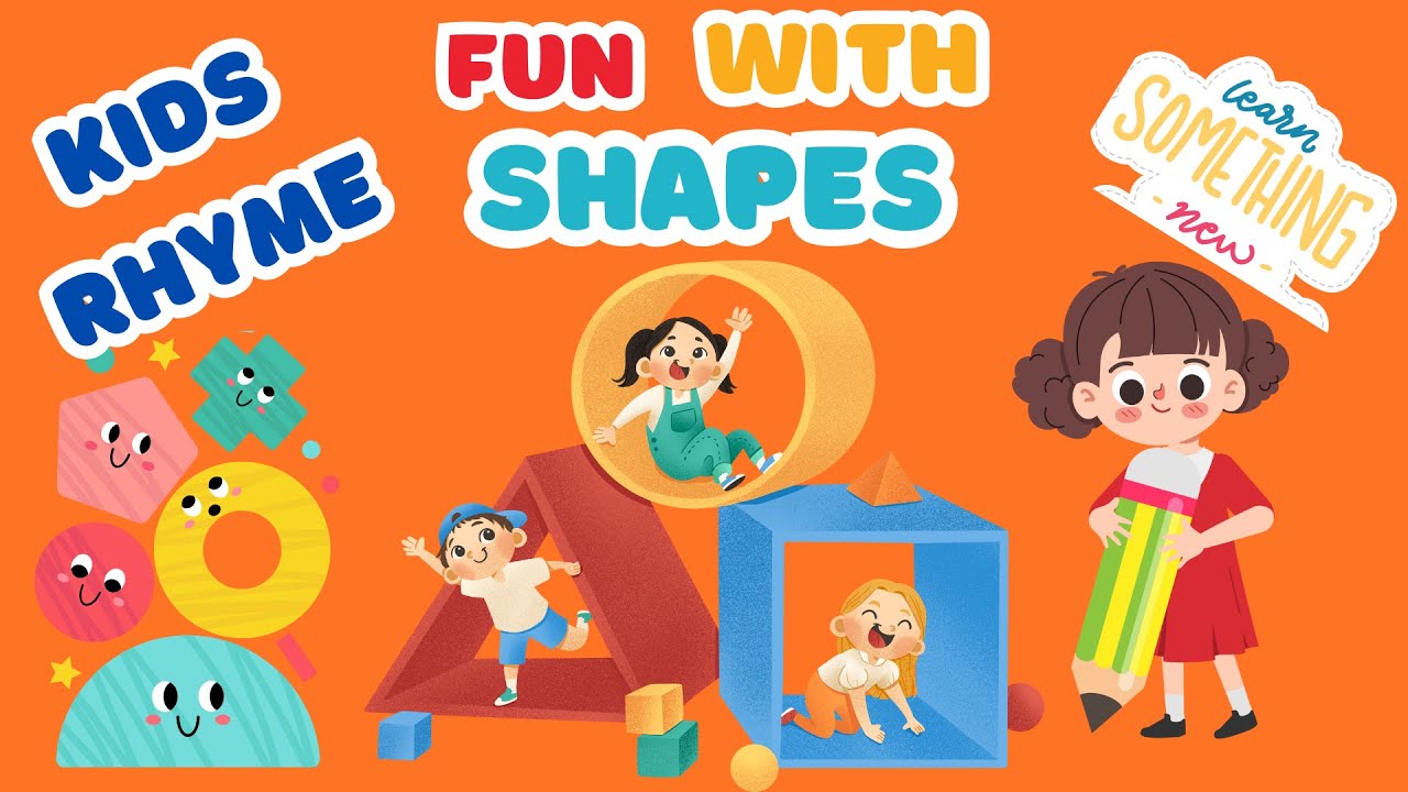 Fun Shapes Rhyme Song for Kids | Learn Shapes with Music and Dance ...
