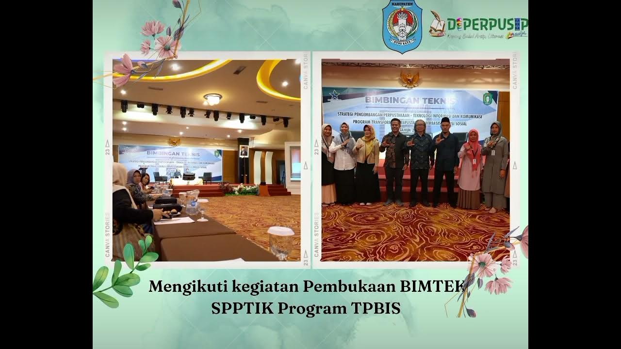 Pembukaan BIMTEK SPPTIK Program Transformasi Perpustakaan Berbasis Inklusi Sosial. - YouTube