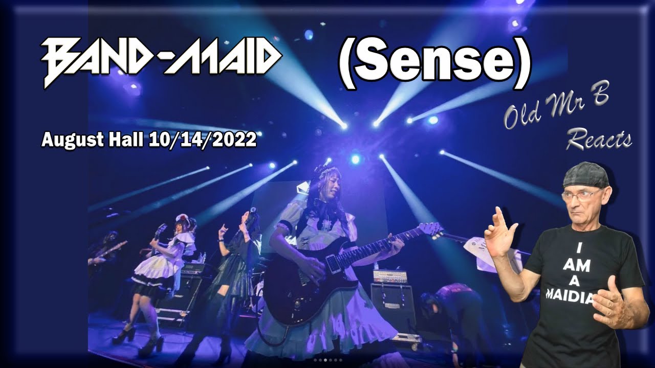 BAND‐MAID (Sense) at August Hall 10/14/2022 (Reaction) - YouTube