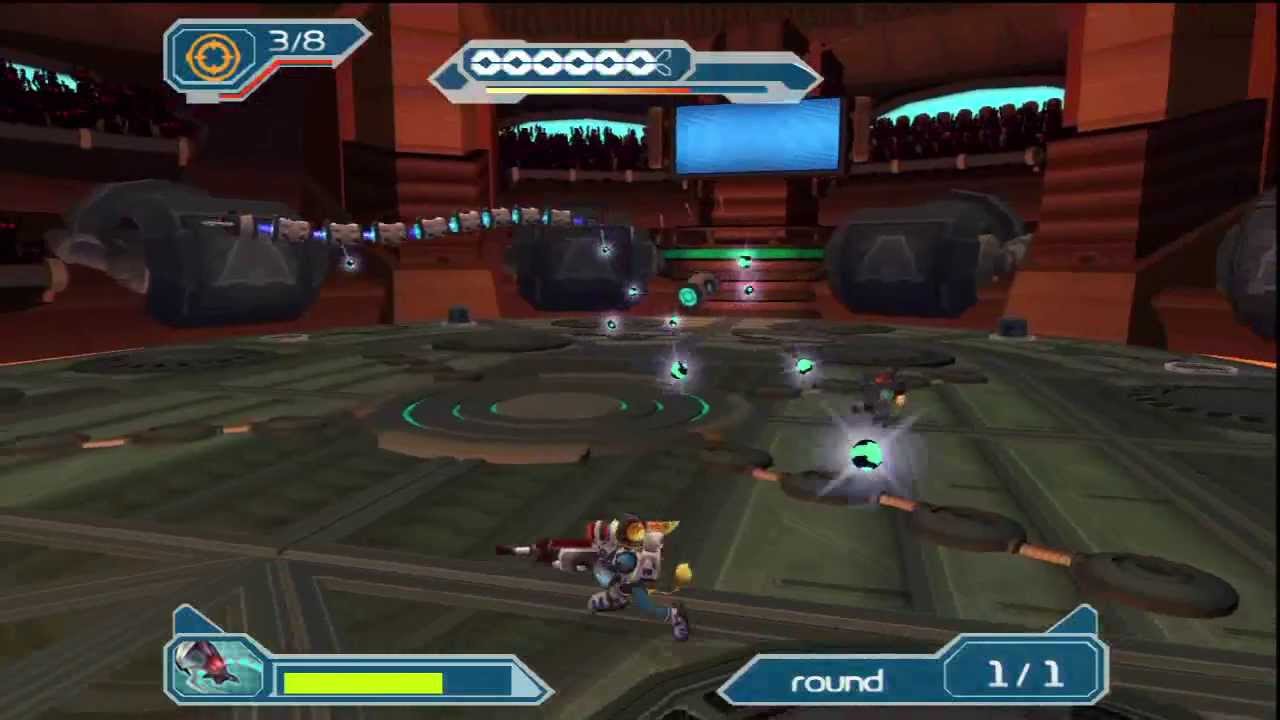 Megapede Boss Battle: Ratchet and Clank Locked and Loaded HD - YouTube