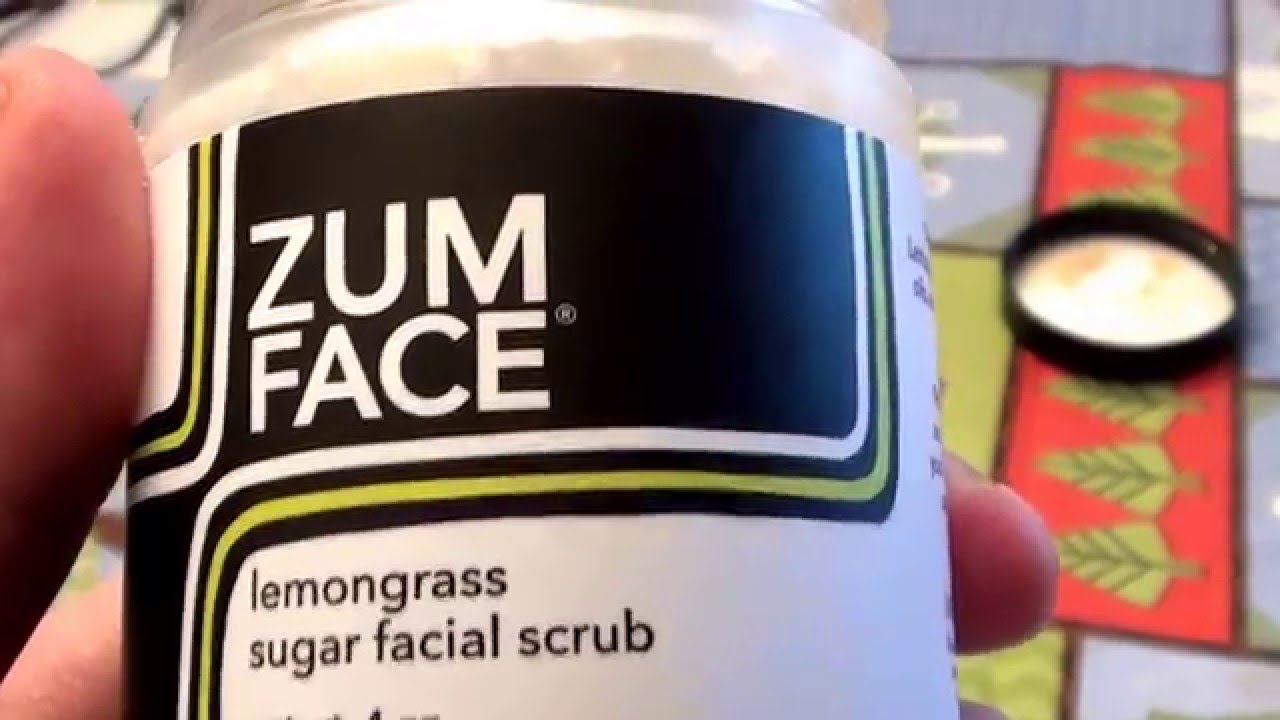 Zum Face Sugar Facial Scrub Lemongrass REVIEW *CRUELTY FREE - YouTube