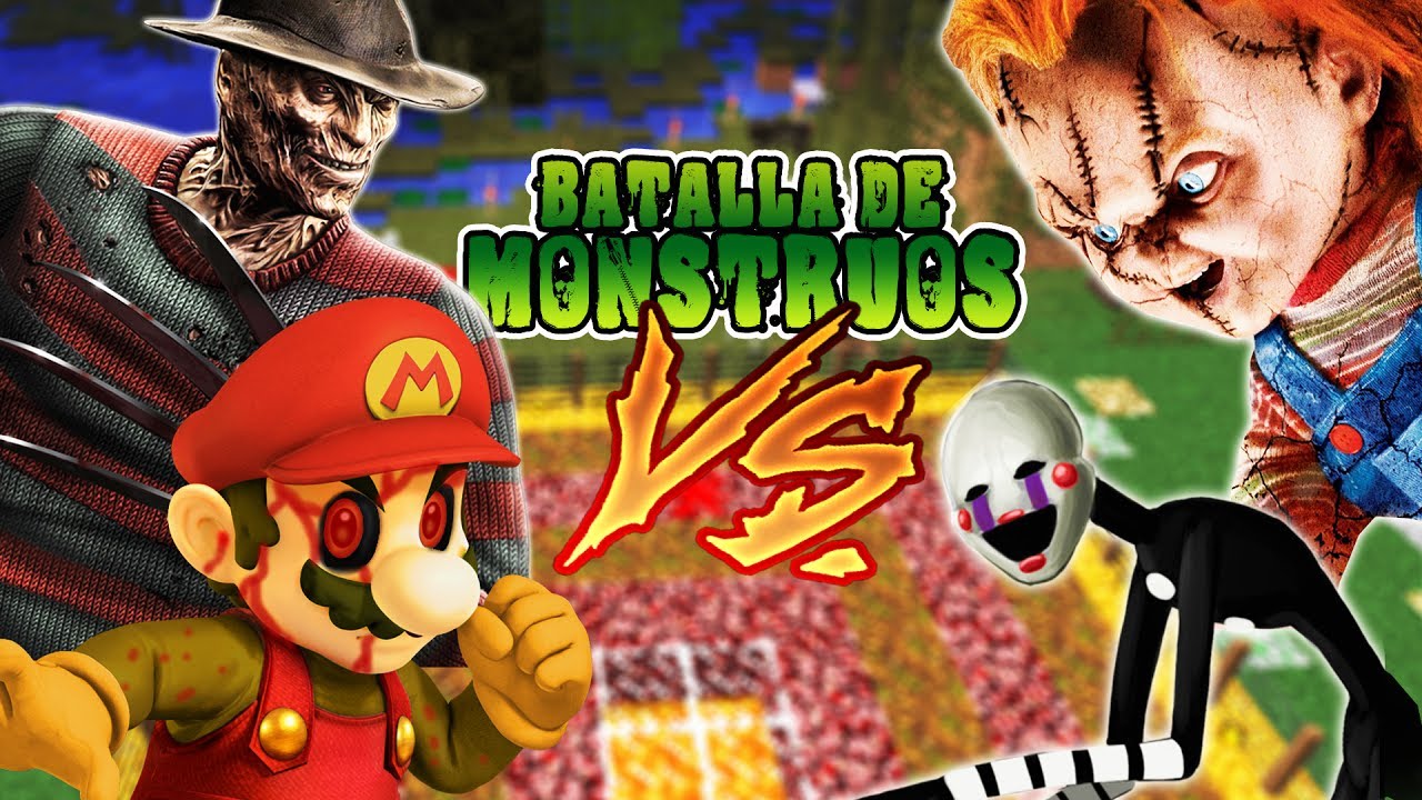 BATALLAS DE MONSTRUOS - MARIO.EXE / CHUCKY VS FREDDY / PUPPET ...