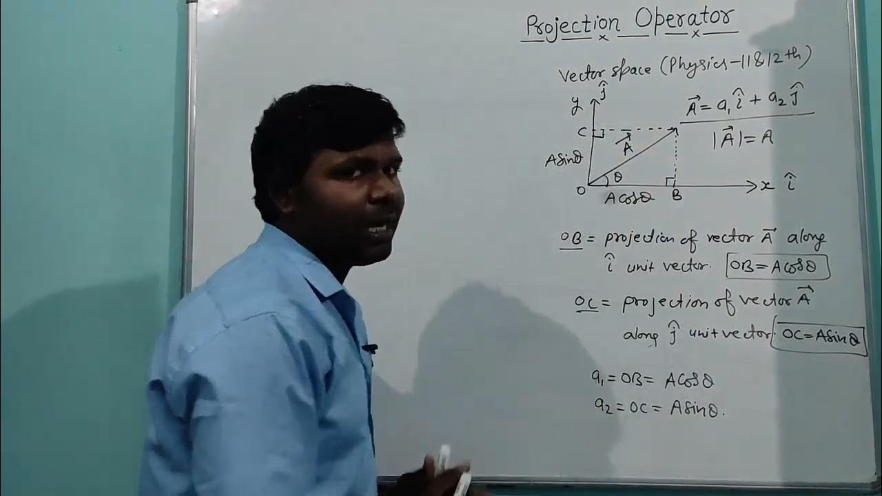 Quantum Mechanics-35, Projection Operator. - YouTube