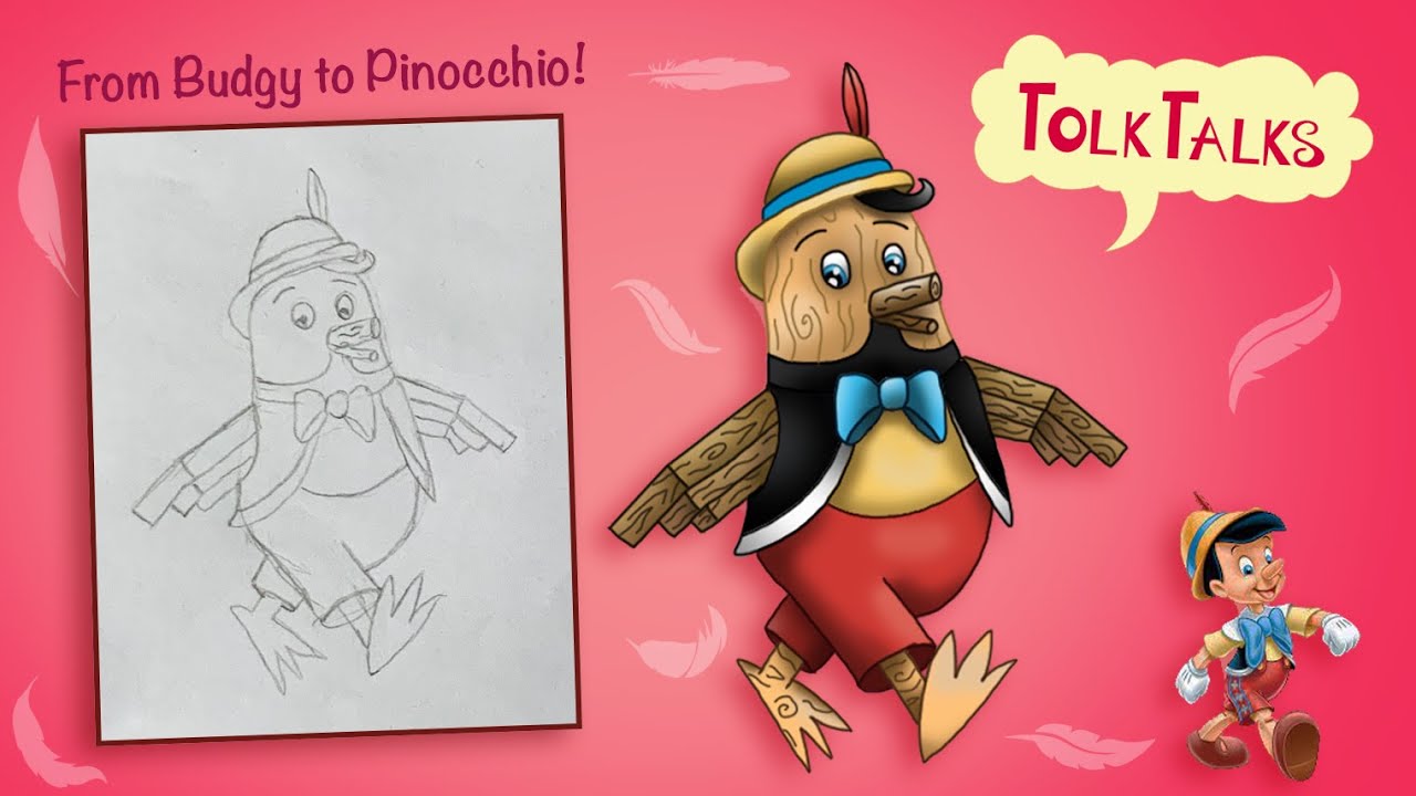 From Budgy to Disney's Pinocchio and Peter Pan | Drawing Challenge ...