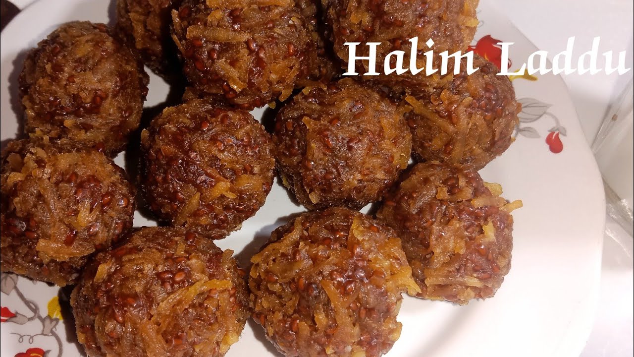 Healthy Halim Laddu | Aliv Seeds Laddu Recipe | Winter Special Laddu ...