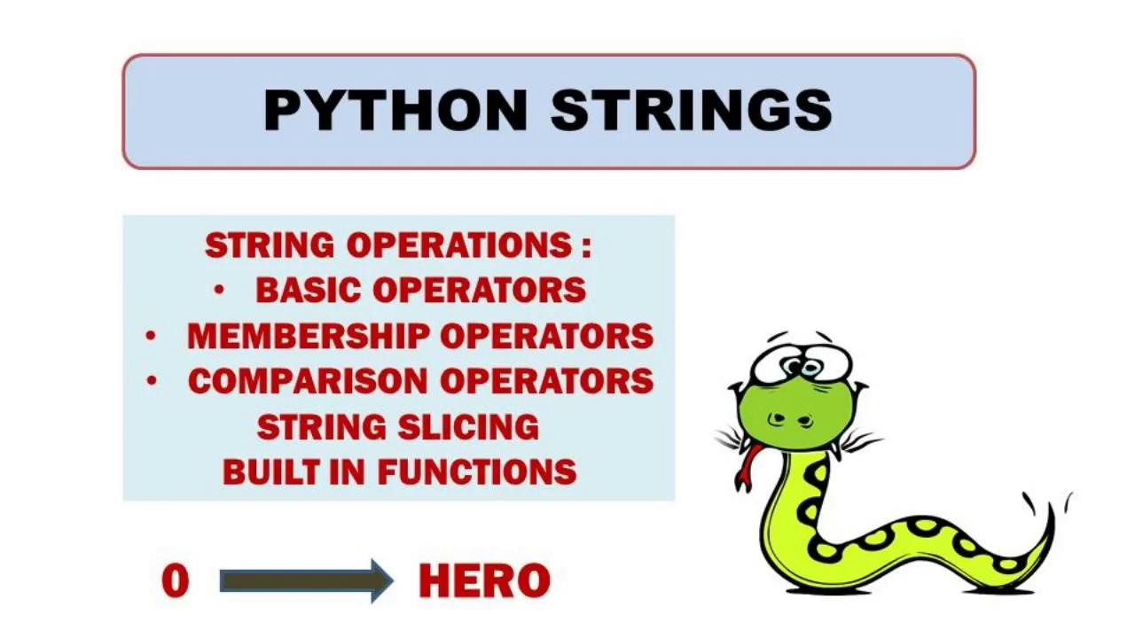 Python Strings String Slicing String Functions Python From Zero 7609