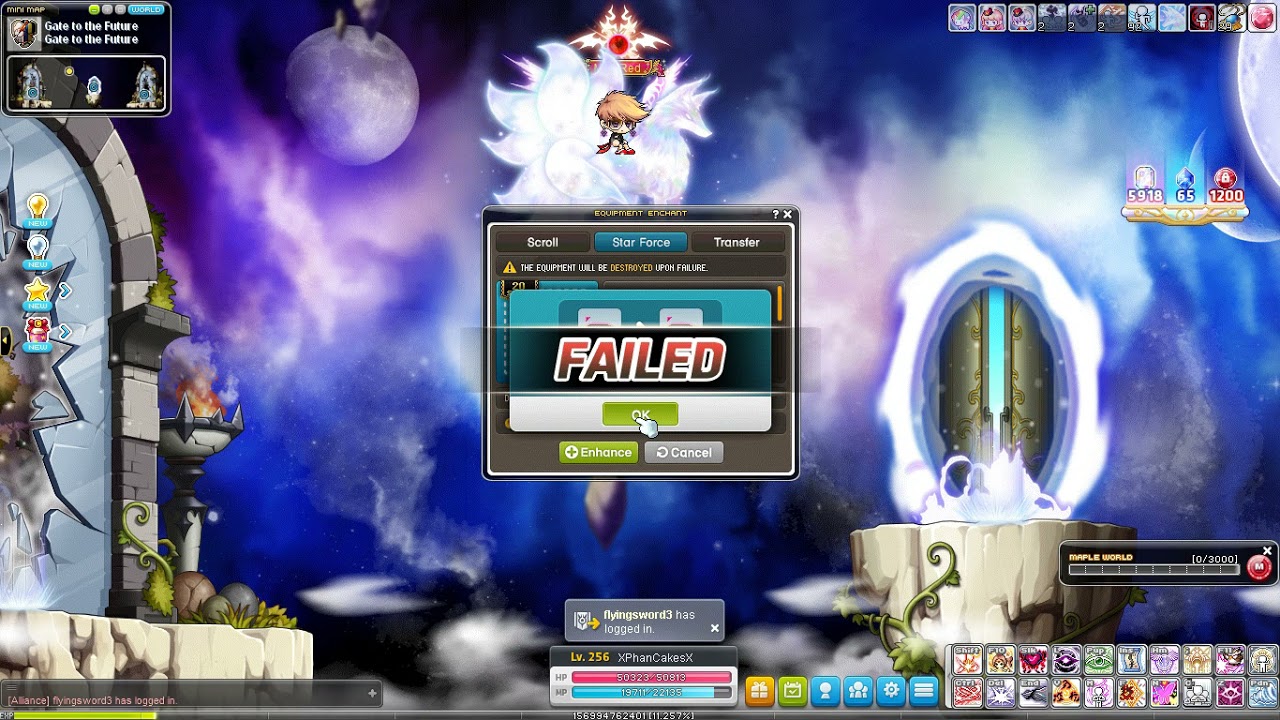 Maplestory - Starforcing Magic Eyepatch - YouTube