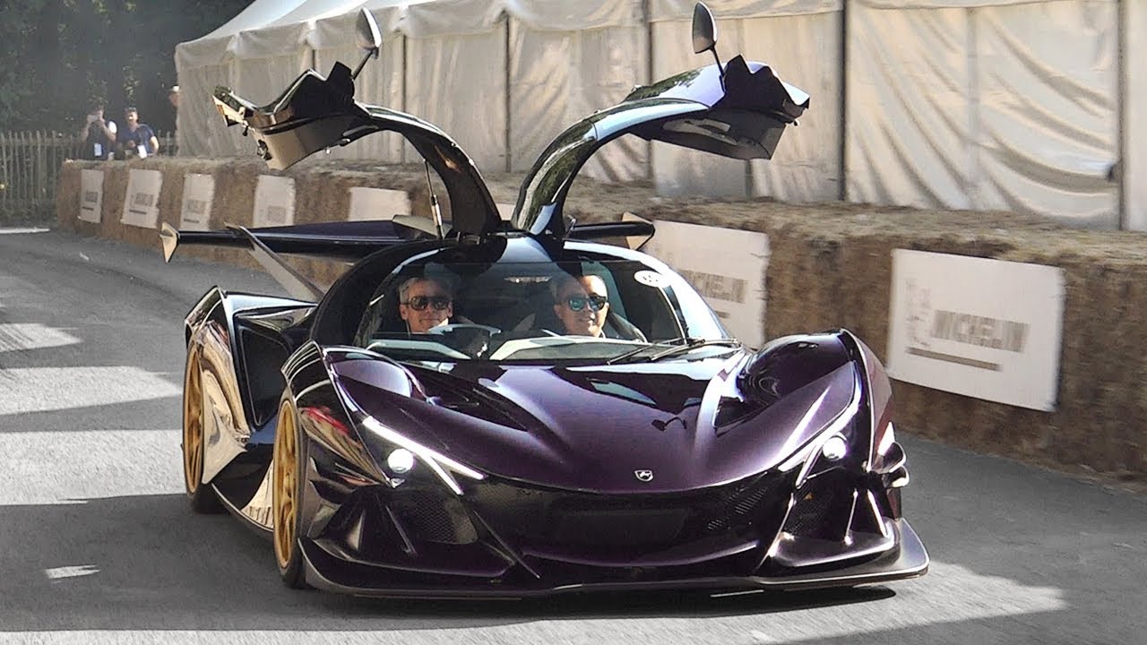Apollo IE Intensa Emozione driving at Goodwood FoS 2018: Sound, Lovely ...