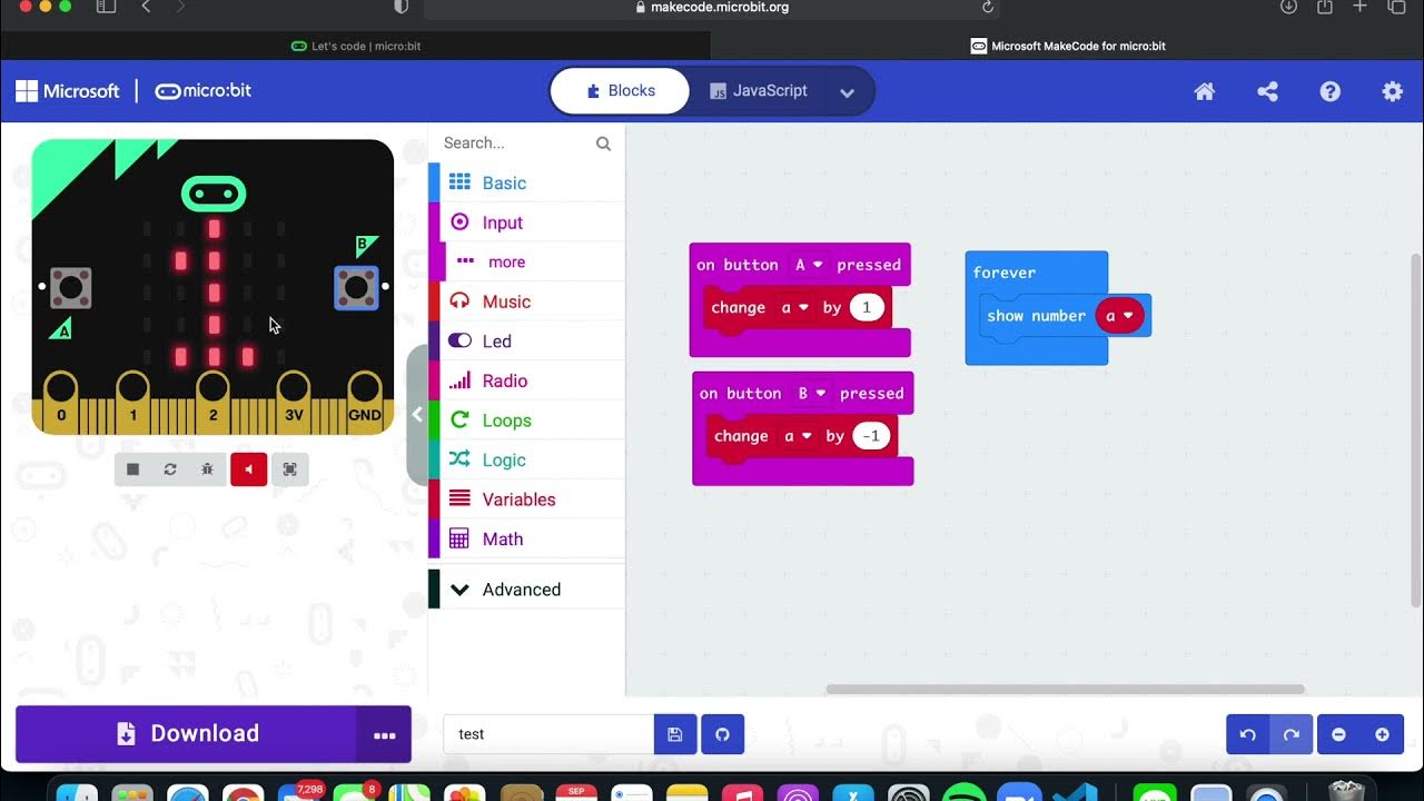 Microbit Show Number - YouTube