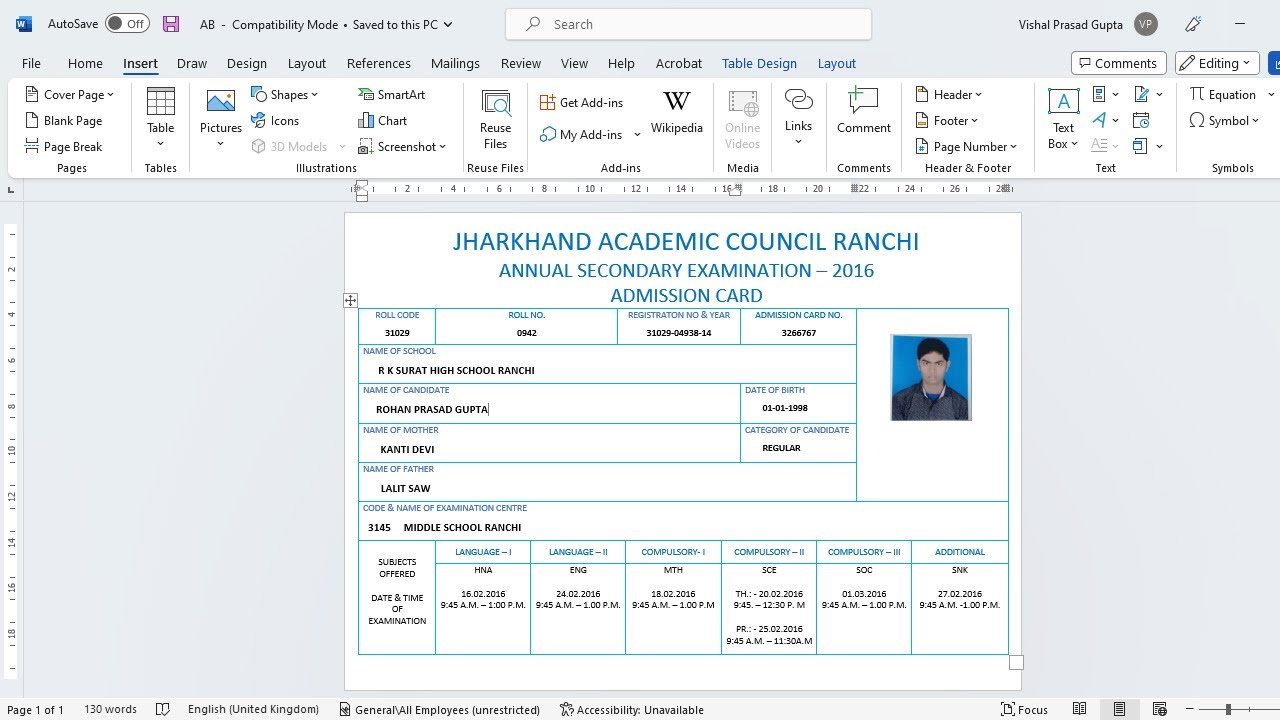 How To Create Admit Card In MS Word Make Admit Card In Ms Word how-to-create-admit-card-in-ms-word-make-admit-card-in-ms-word