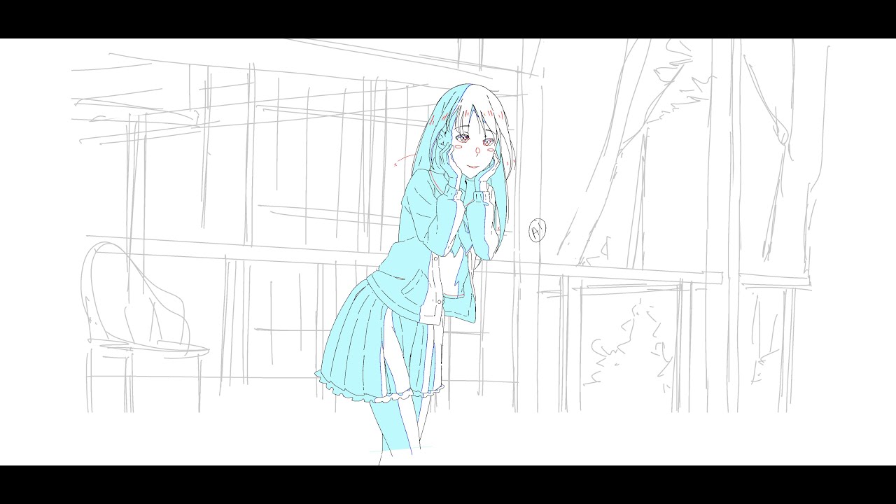 anime animation clean up and cel coloring live clip studio paint ...