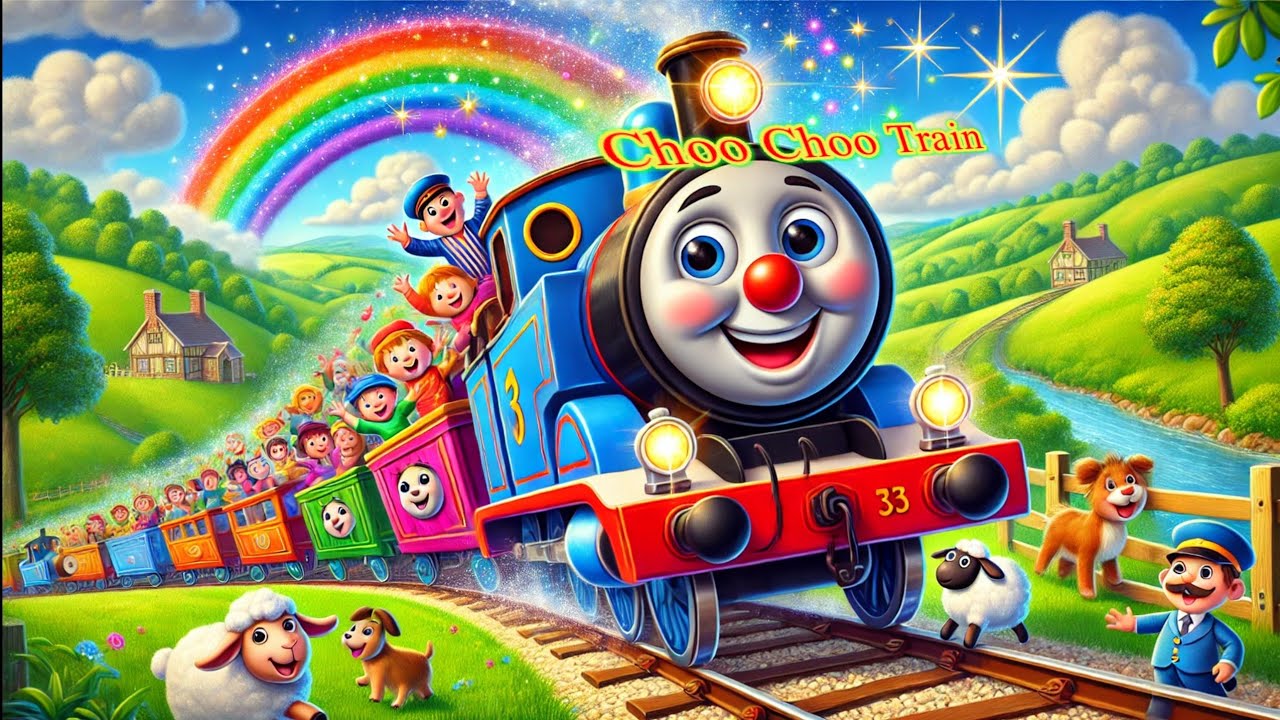 Train Cartoon for Kids | Train for kids | Choo choo train kids Cartoons ...