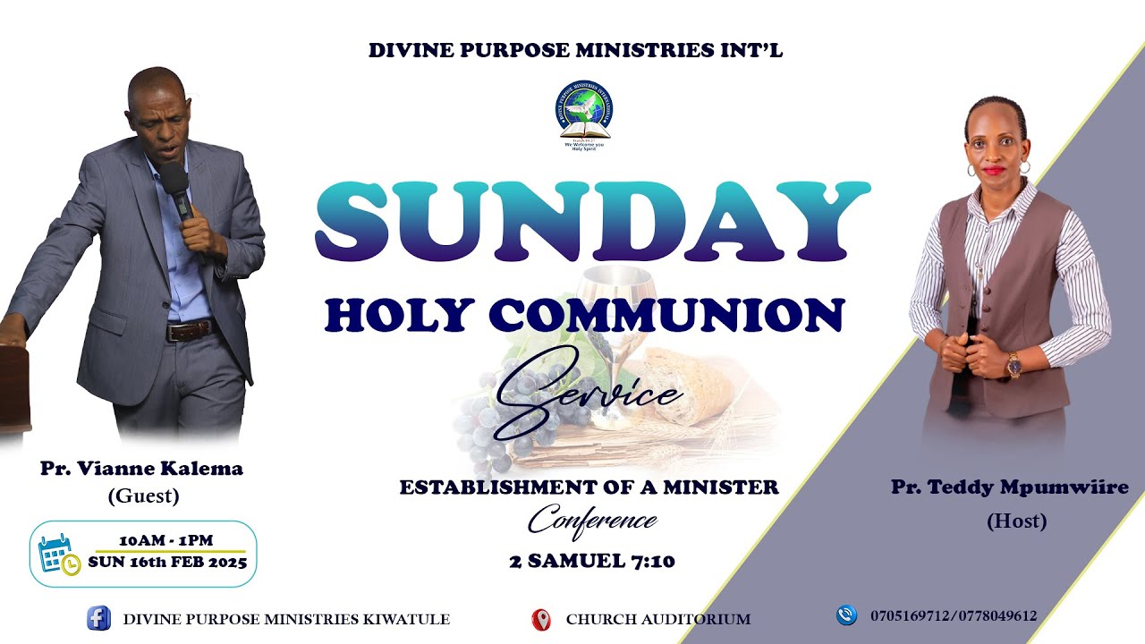 SUNDAY MORNING SERVICE LIVE #divine_purpose_ministries_international ...