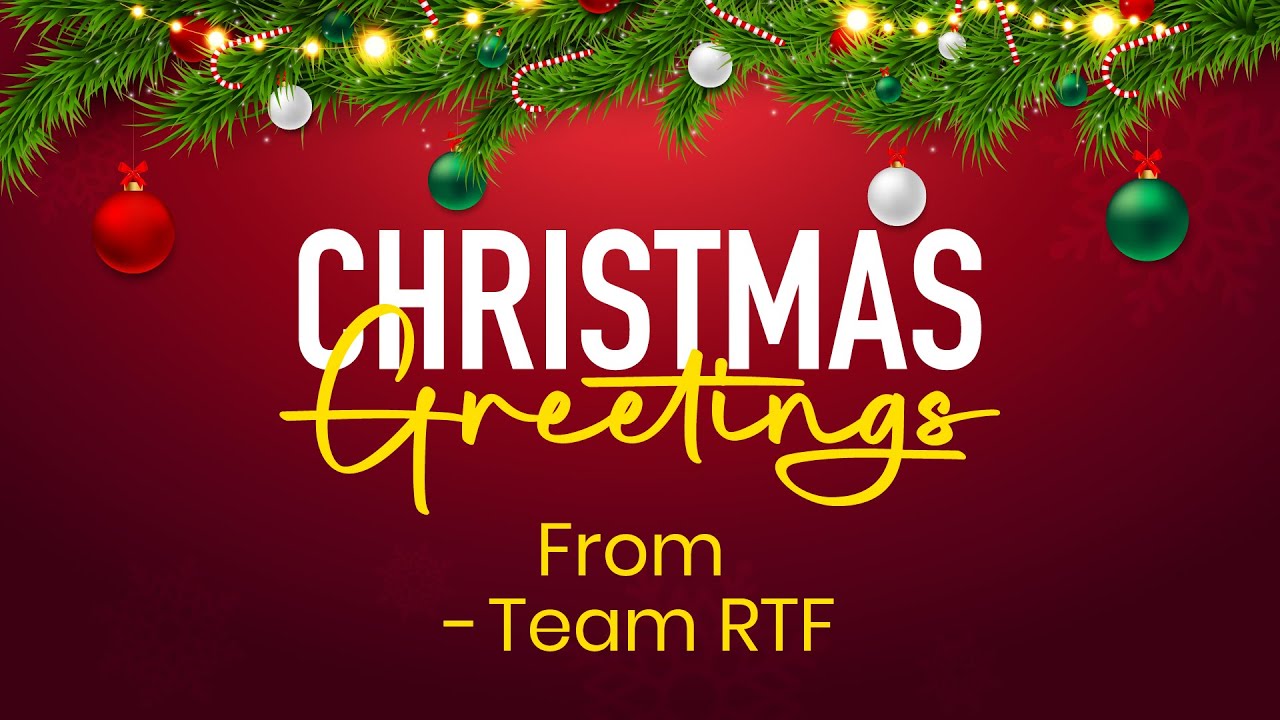 664 | Christmas Greetings from Team #RTF - YouTube