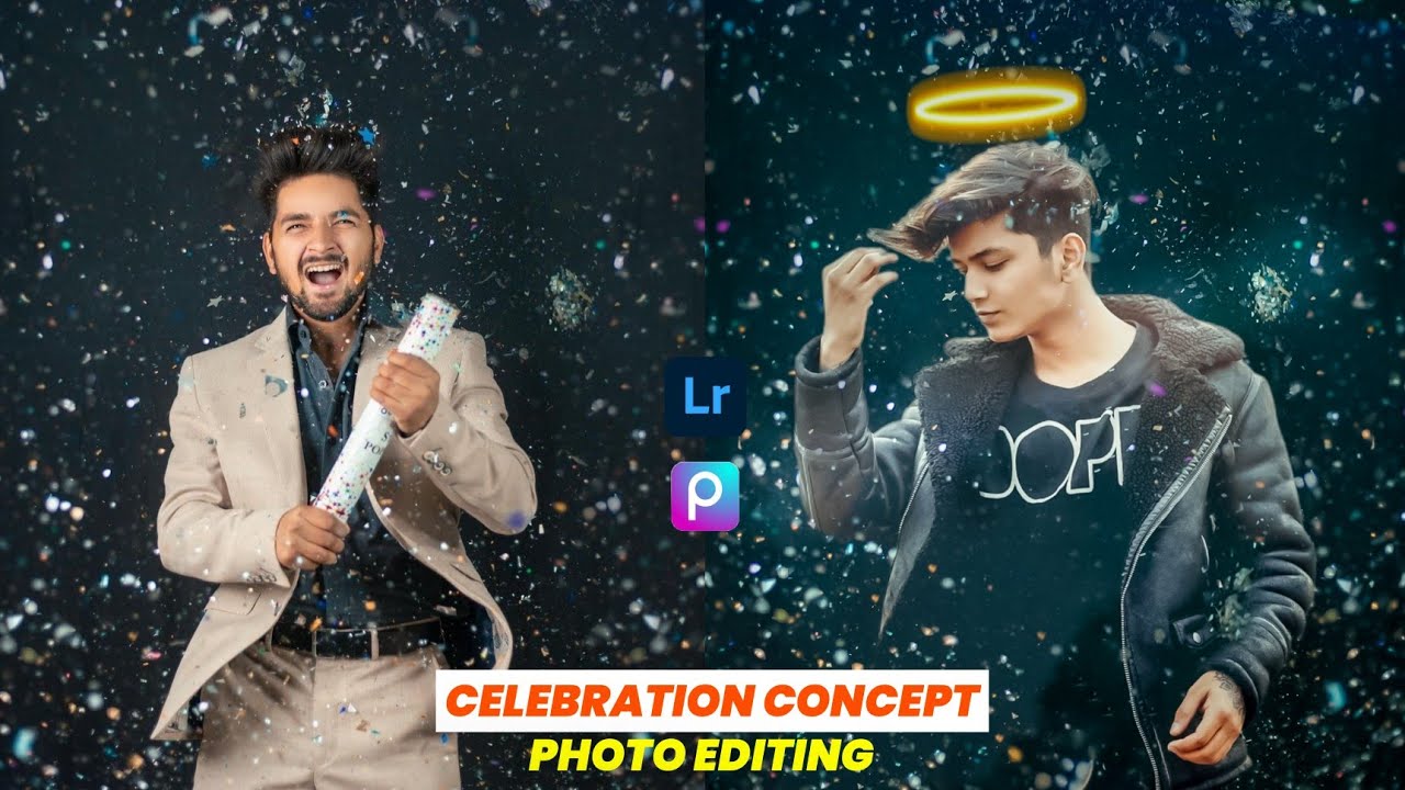 Celebration Concept Photo Editing Tutorial | Picsart + Lightroom Photo ...