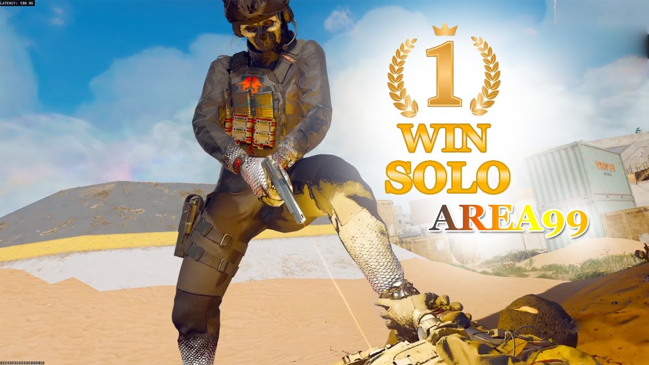 AREA 99 WARZONE #1 My First SOLO WIN PS5(No Commentary) - YouTube