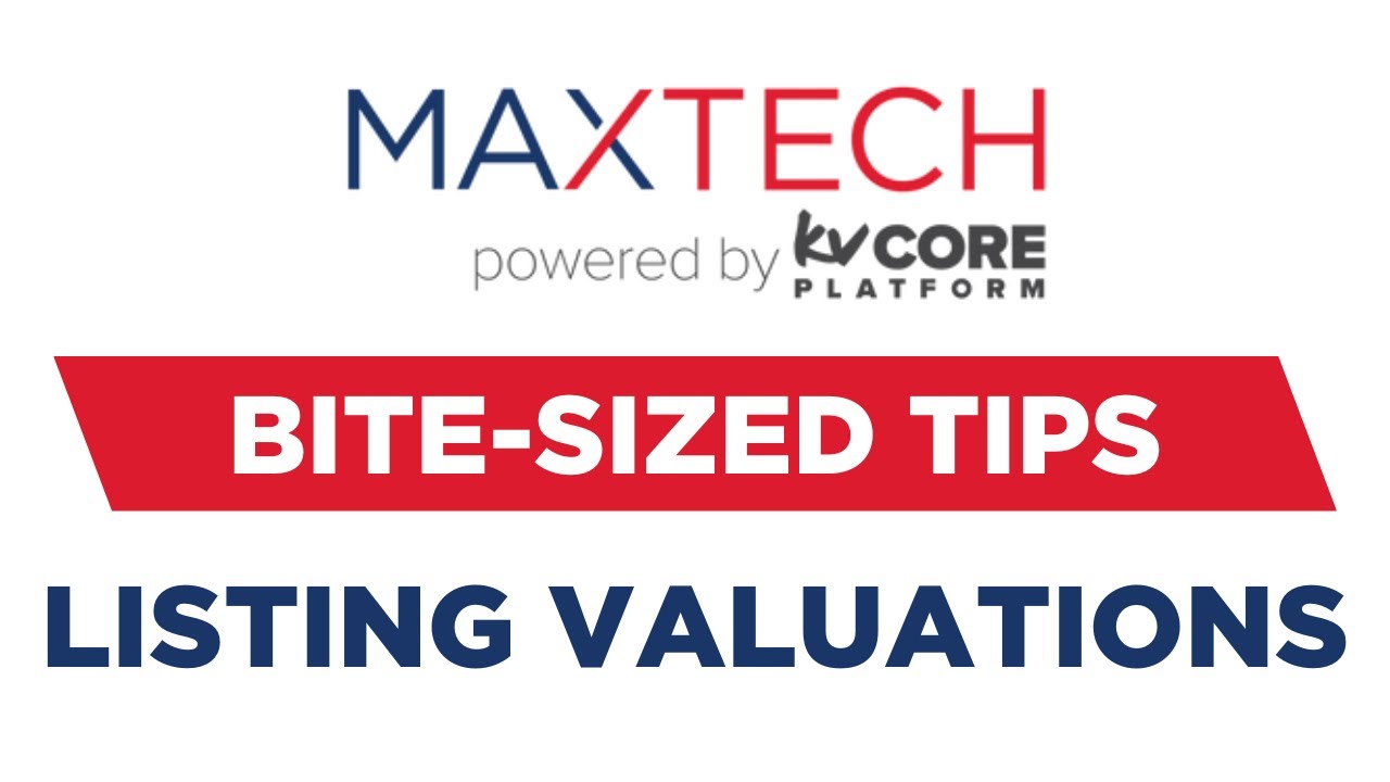Listing Valuation Tool | MAX/Tech - YouTube