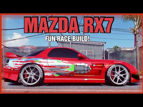 MAZDA RX7 ENGINE SWAPPED RACE BUILD! NEED FOR SPEED HEAT - YouTube