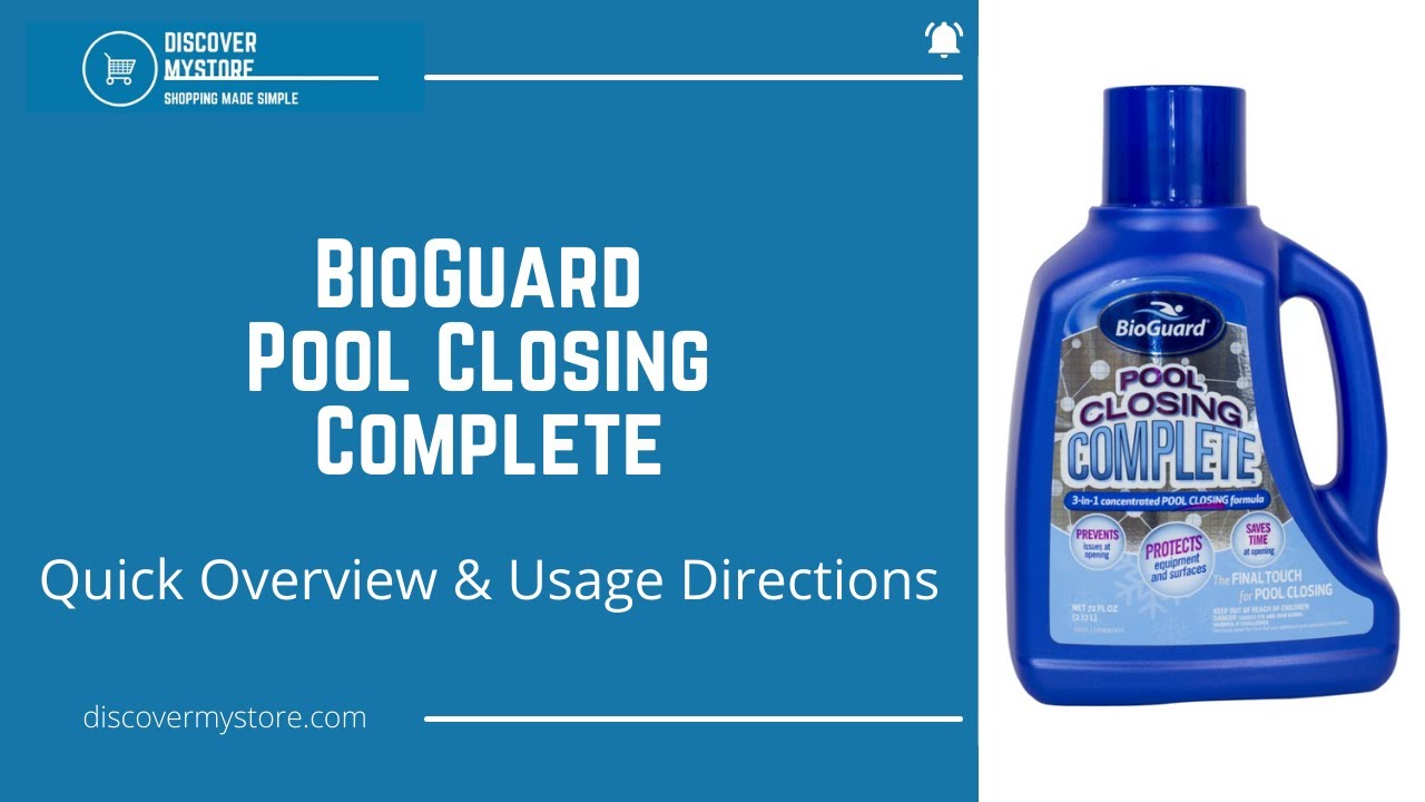 BioGuard Pool Closing Complete - YouTube