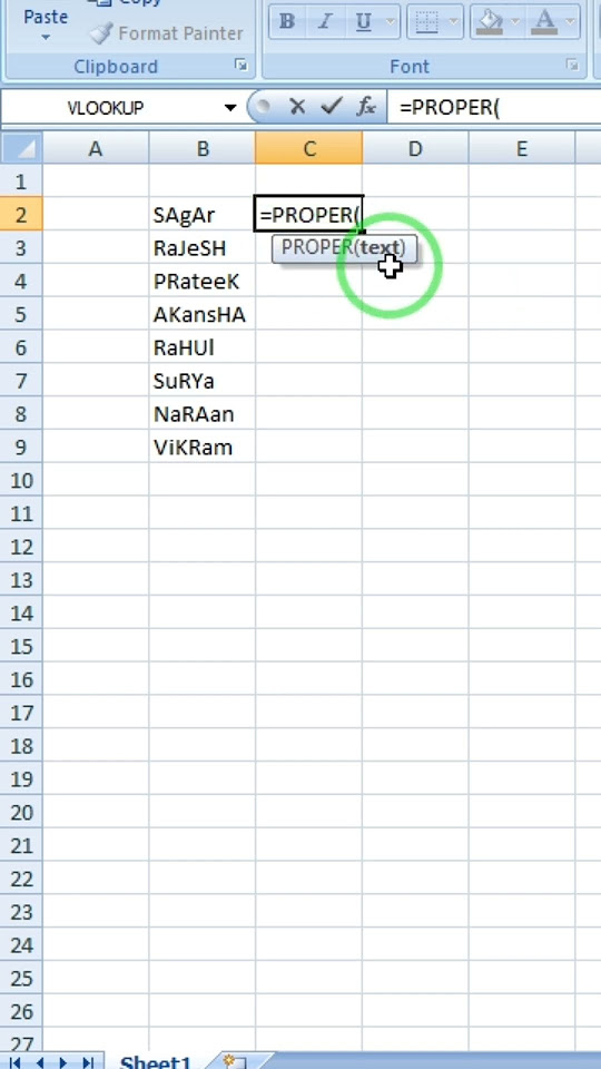 How To Use Proper Function In Ms Excel Shorts Trending Viral Msexcel Youtubeshorts Youtube