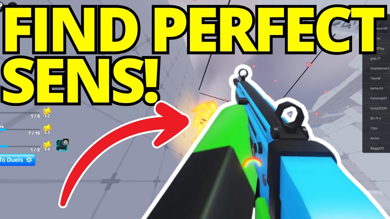 How To Find Perfect Sensitivity in Roblox Rivals - Full Guide - YouTube