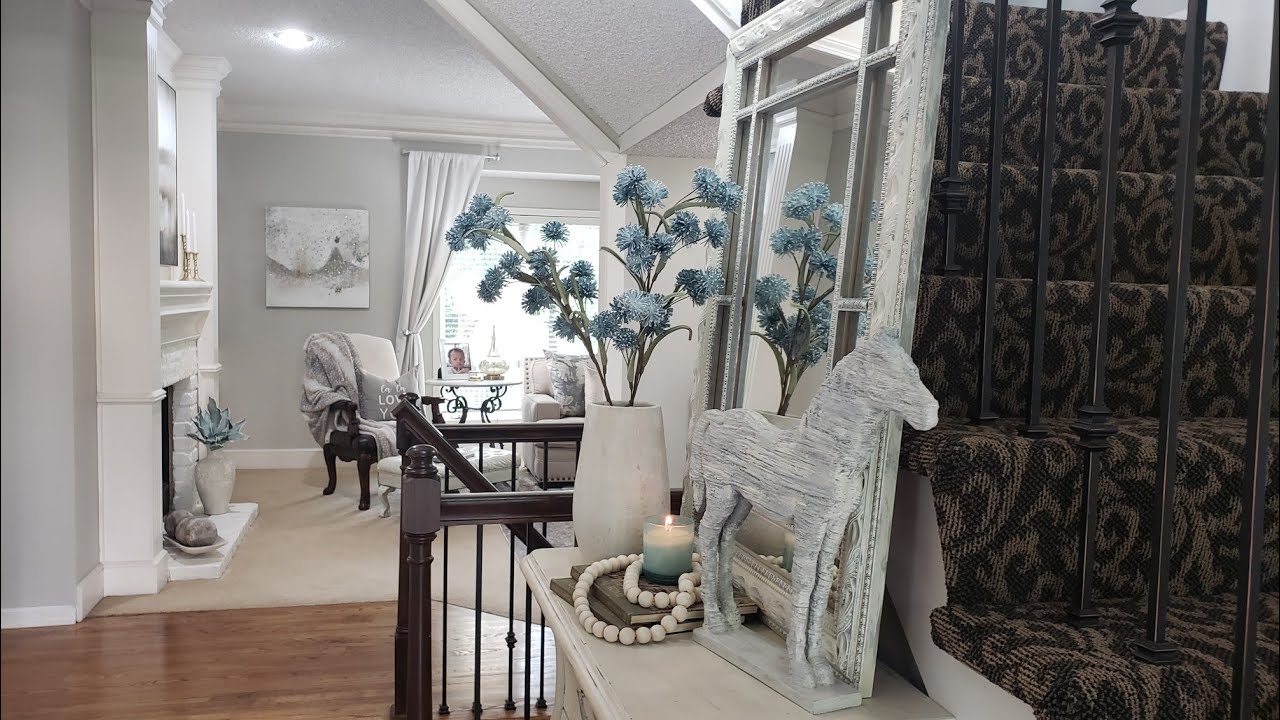 Beautiful Summer Home Tour | Neutral Decor With A Touch Of Glam - YouTube