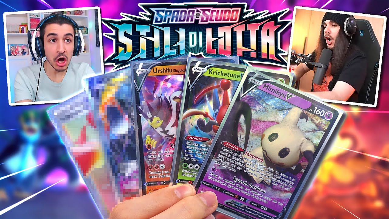 Gravier e Froz3n si sfidano in un Pack Opening di Pokemon Stili di ...