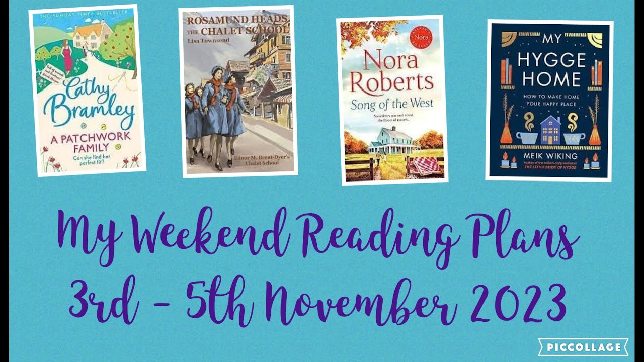 My Weekend Reading Plans 3rd - 5th November 2023 - YouTube