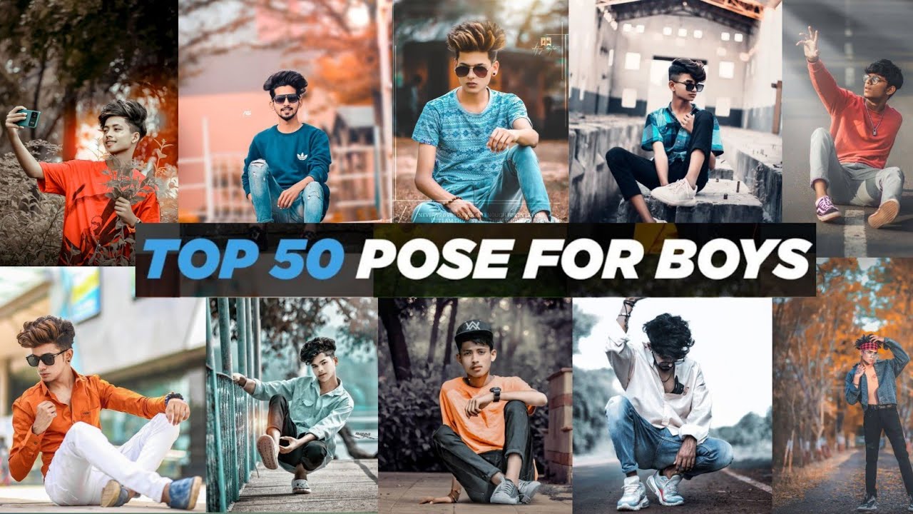Top 50 Best pose for man | New Stylish Photo Poses for Men || How to ...