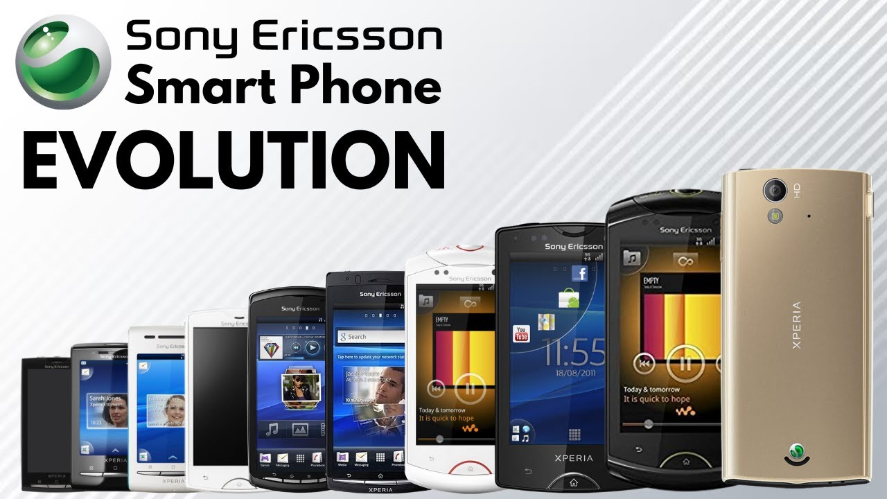 All Sony Ericsson Smart Phones Evolution - YouTube
