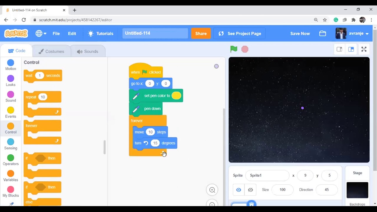 Spiral Program with Scratch 3.0 - YouTube