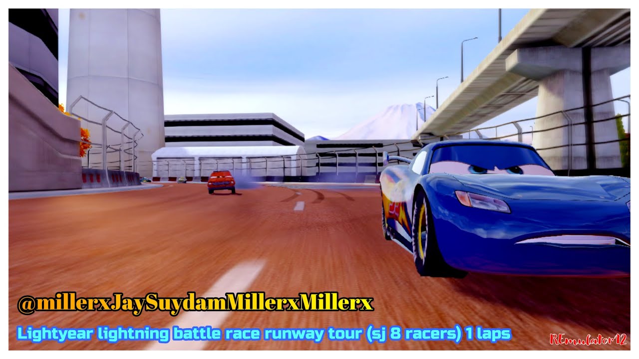 Cars 2 The Video Game | Lightyear Lightning - Battle Race (SJ 8 Racers ...