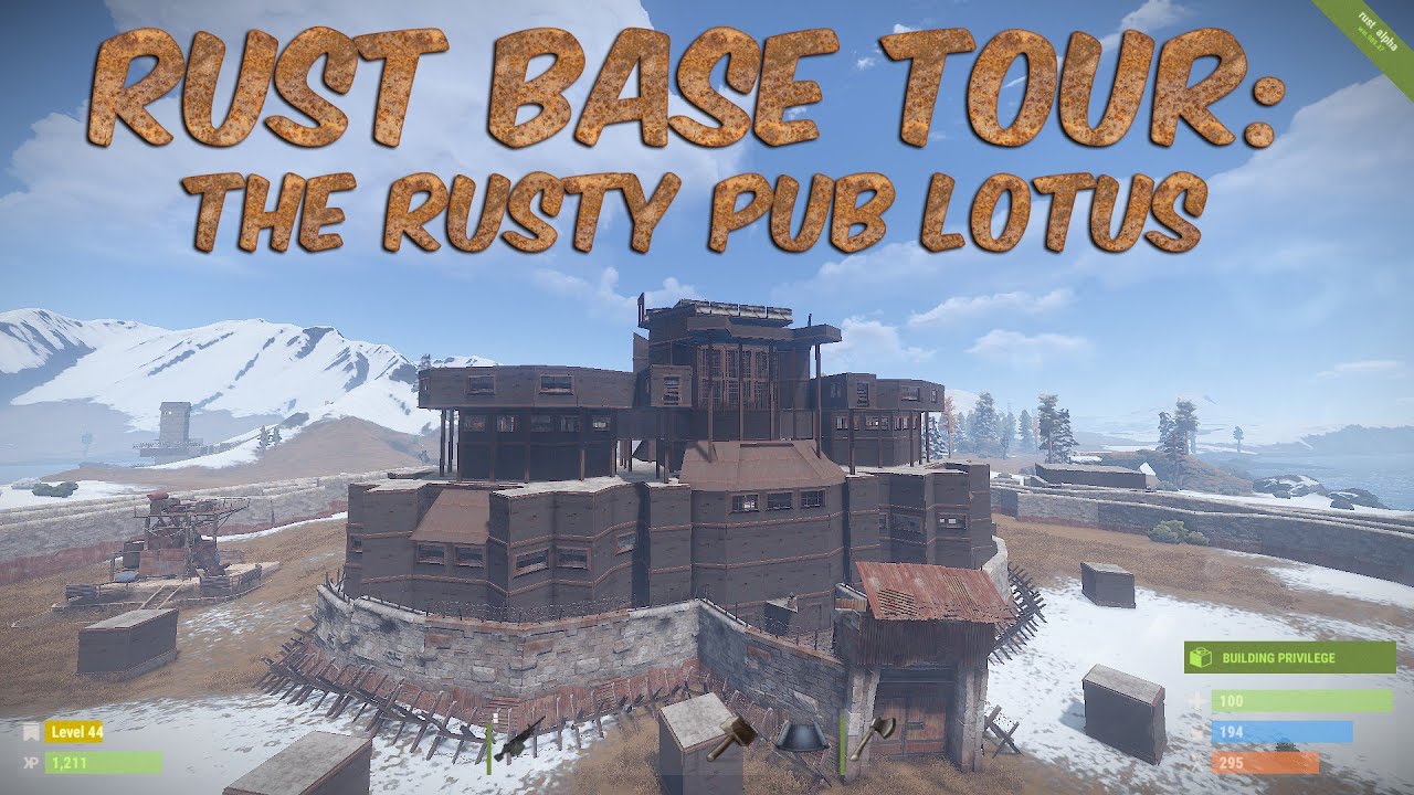 Rust Base Tour: The Rusty Pub Lotus - YouTube
