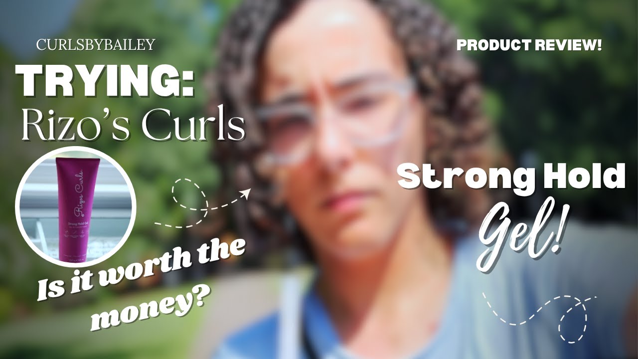 Trying The Rizo's Curls Strong Hold Gel! - YouTube
