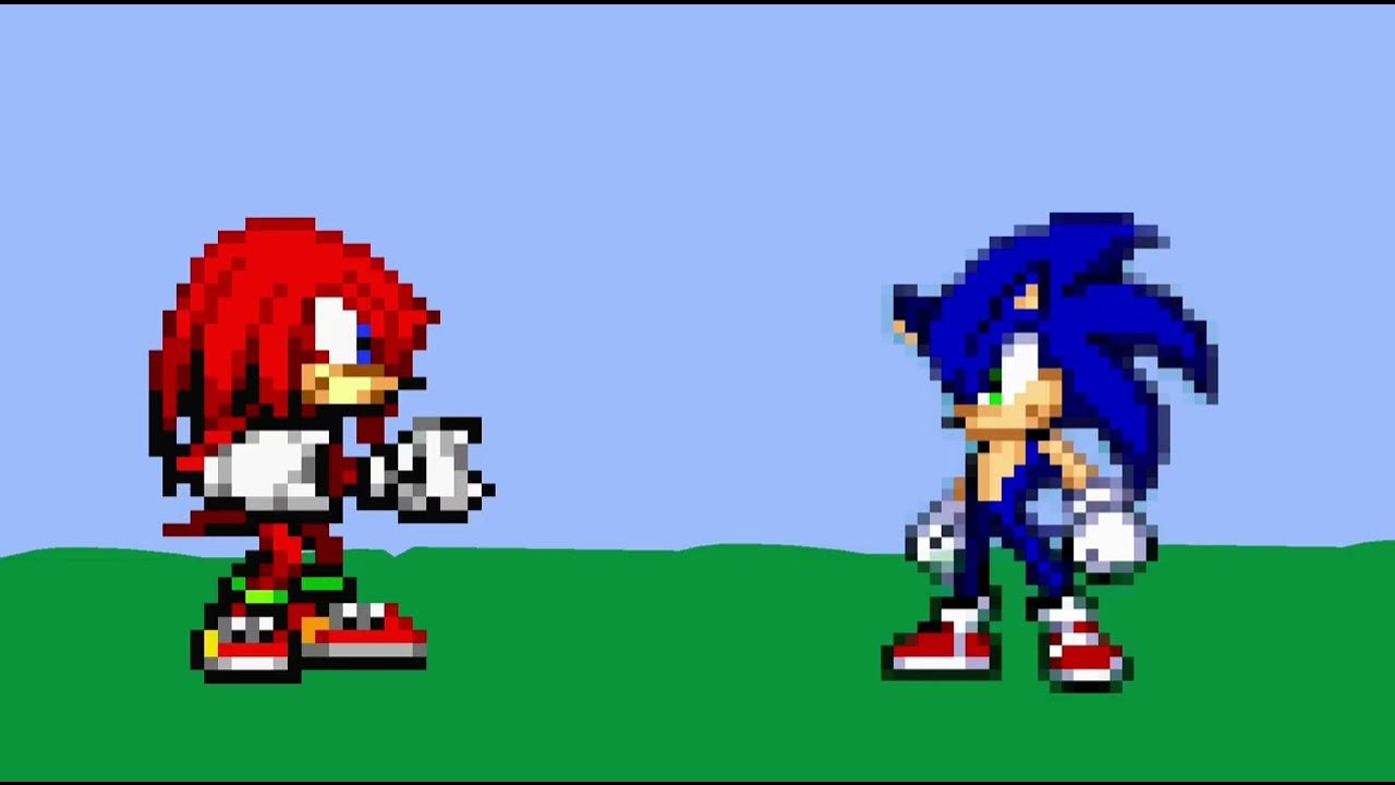 Sonic And Tails R Episode 1 Sonic And Knuckles Scene Recreated Youtube