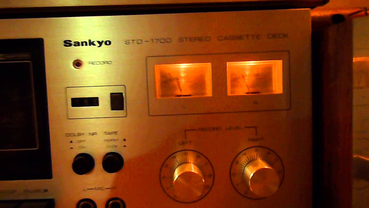 Cassette Deck Sankyo STD-1700 - YouTube