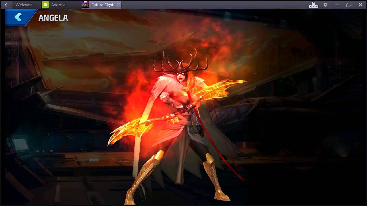 Marvel Future Fight: Angela Level 60 (Post Patch 1.9) - YouTube