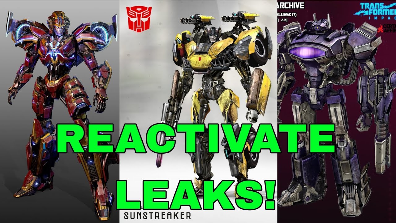 NEW CONCEPT ART LEAKED! Transformers Reactivate Ironhide, Windblade ...