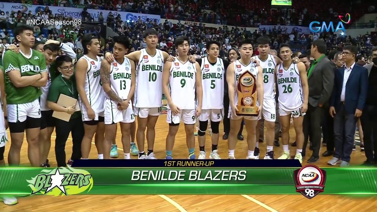 Benilde Blazers: #NCAASeason98 men's basketball 1st runner-up - YouTube