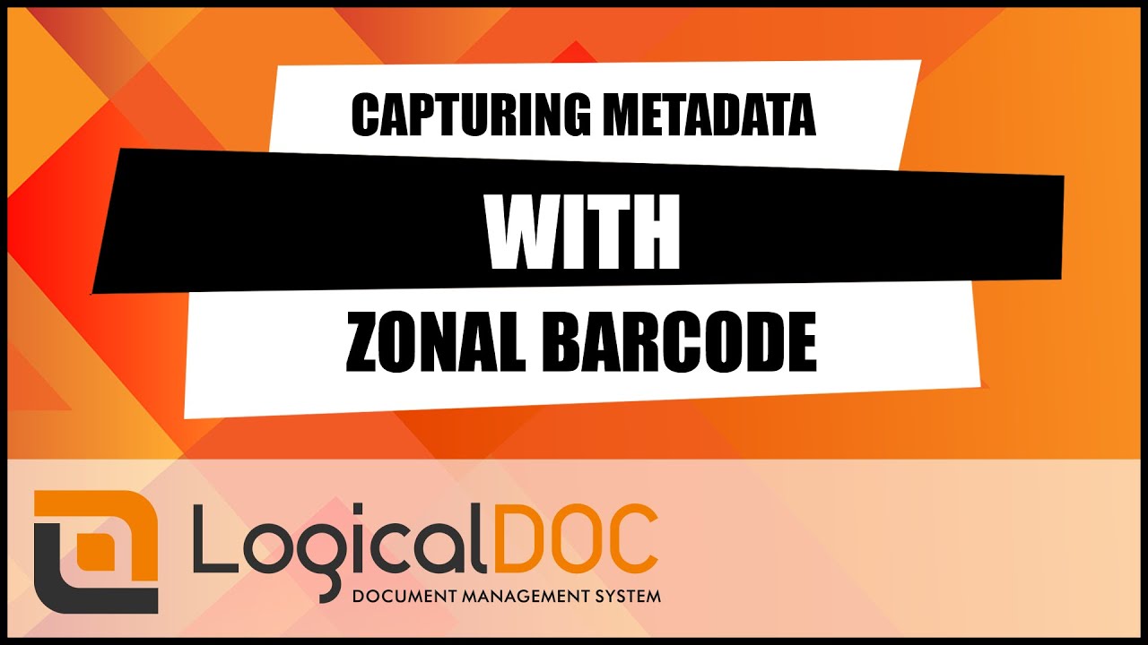 Capturing metadata with Zonal Barcode - YouTube