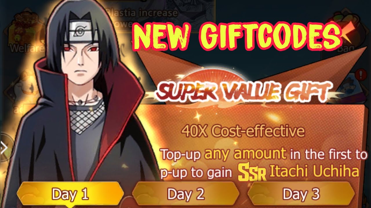Ultimate Ninjutsu Storm New Giftcodes - Naruto RPG || Legendary Hero ...