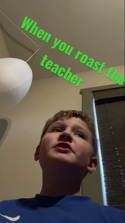 When you roast the teacher - YouTube