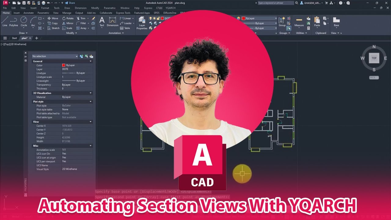 Automating Section Views with YQARCH in AutoCAD! - YouTube