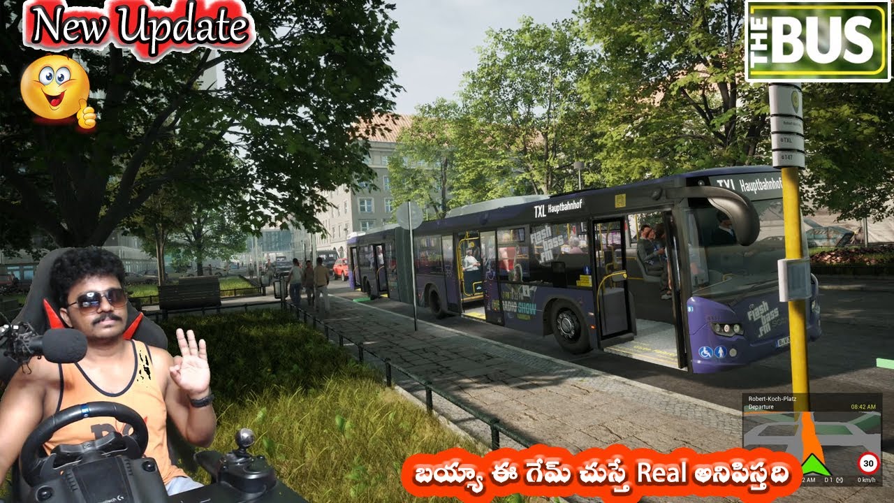 THE BUS New Update Ultra Graphics with Steering Logitech G29 From India ...