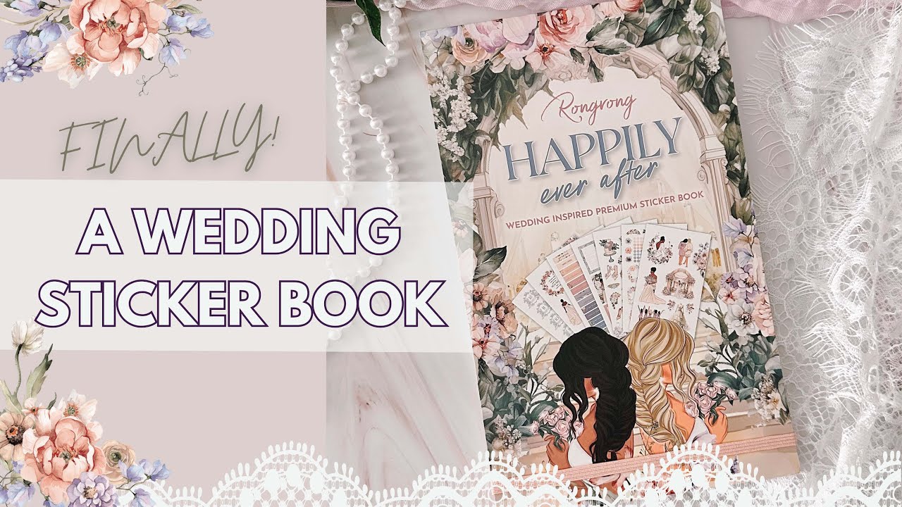 💍 New and Hot! A wedding sticker book for you! #plannerstickers # ...